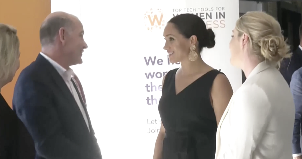 Meghan Markle arrives for first solo event of Royal…