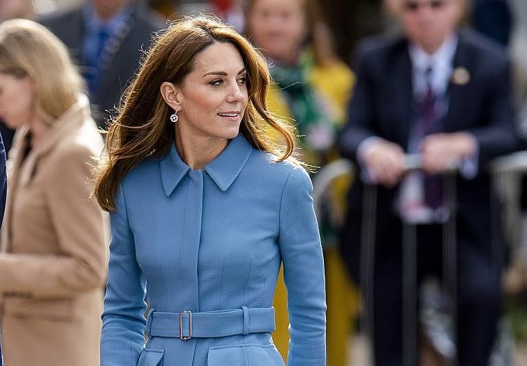 Kate recycles her favourite Alexander McQueen coat for…