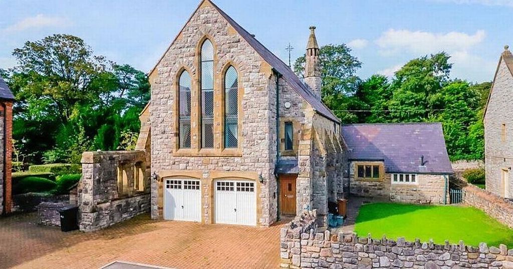 The former convent that's now a beautiful modern home…
