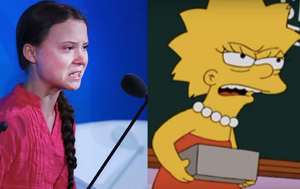 The Simpsons predicted Greta Thunberg's UN speech