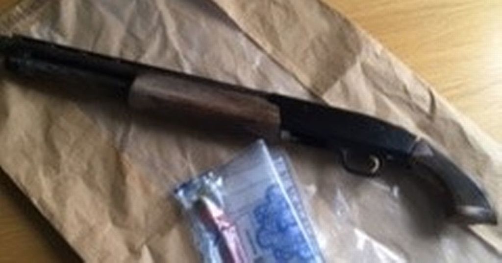 Man arrested as loaded shotgun found during raid on…