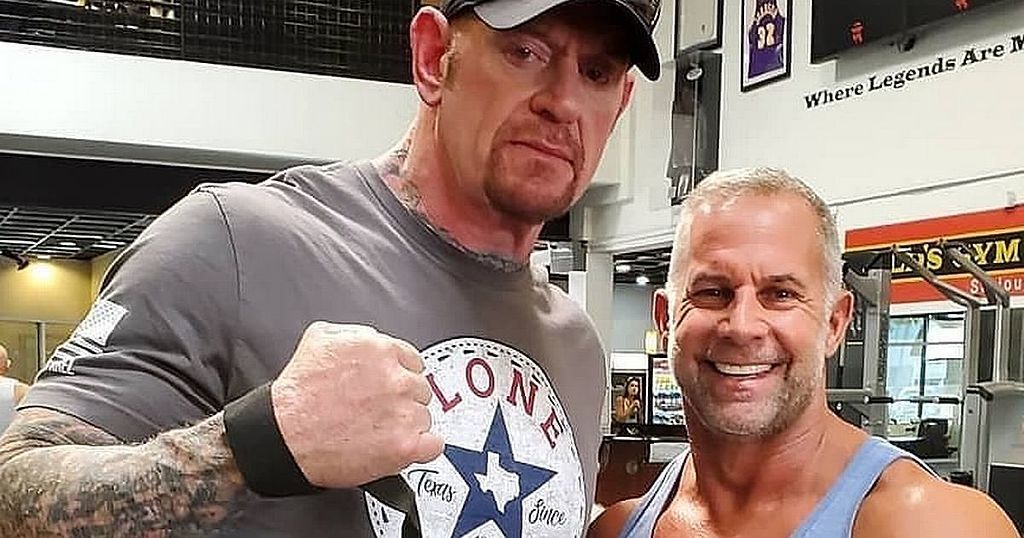 WWE legend The Undertaker spotted in the gym as he…