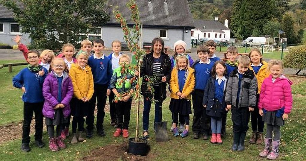 Grandtully Primary School says goodbye to school…