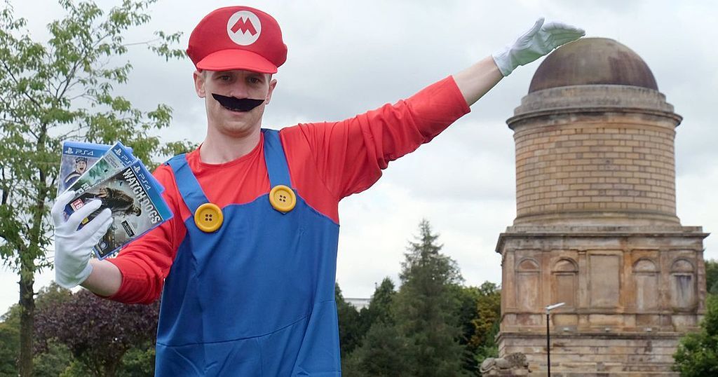 It's game on for Super Mario as he visits Hamilton…