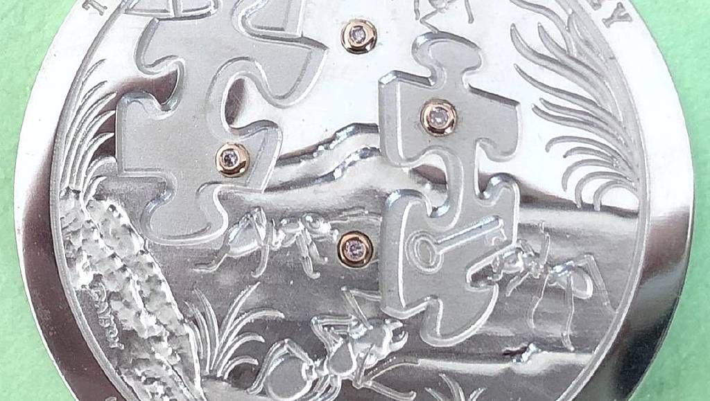 Pink-diamond coins worth $2 million unveiled in…