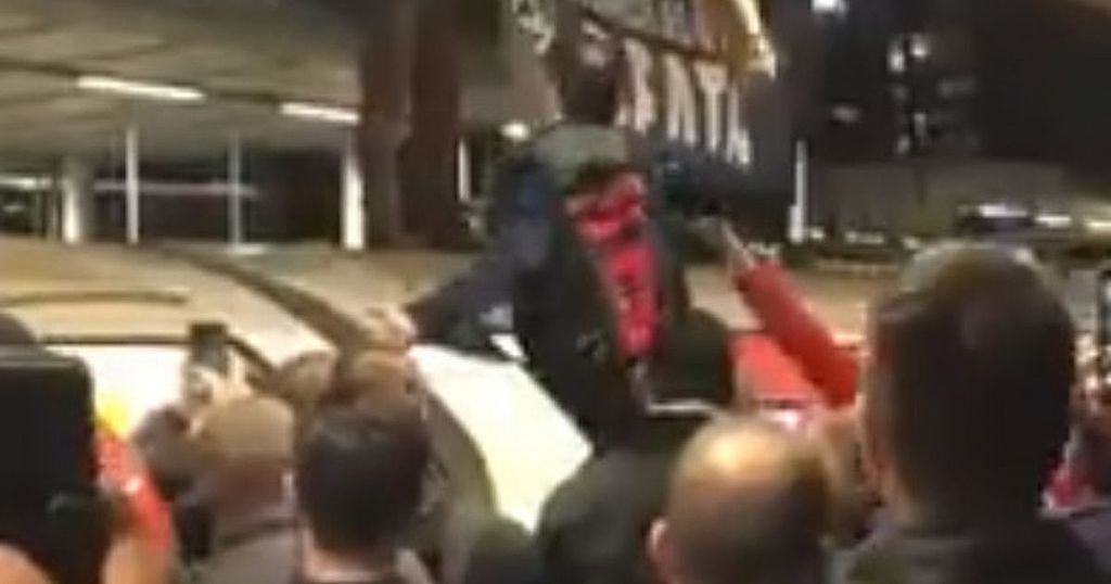 Violent scenes show angry commuters drag Extinction…