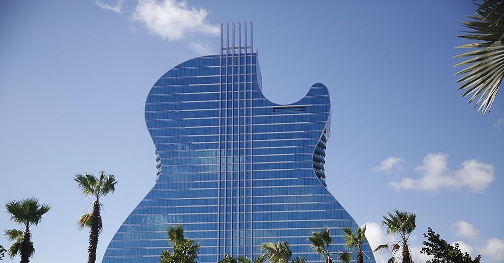 Hard Rock opens world’s first guitar-shaped hotel