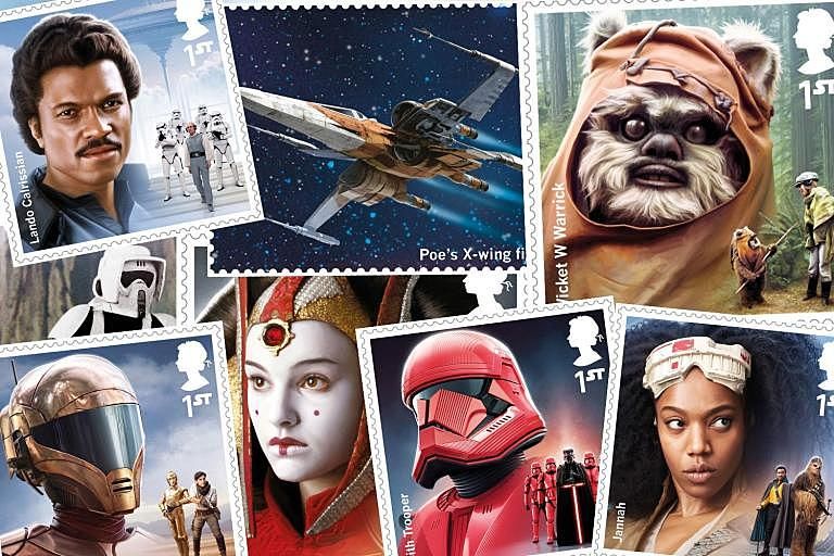 Star Wars: Royal Mail unveil commemorative stamps to…