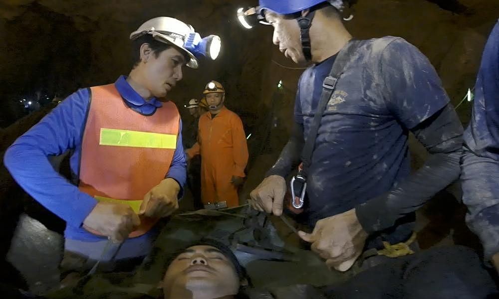 Thai cave rescue film opens in Bangkok