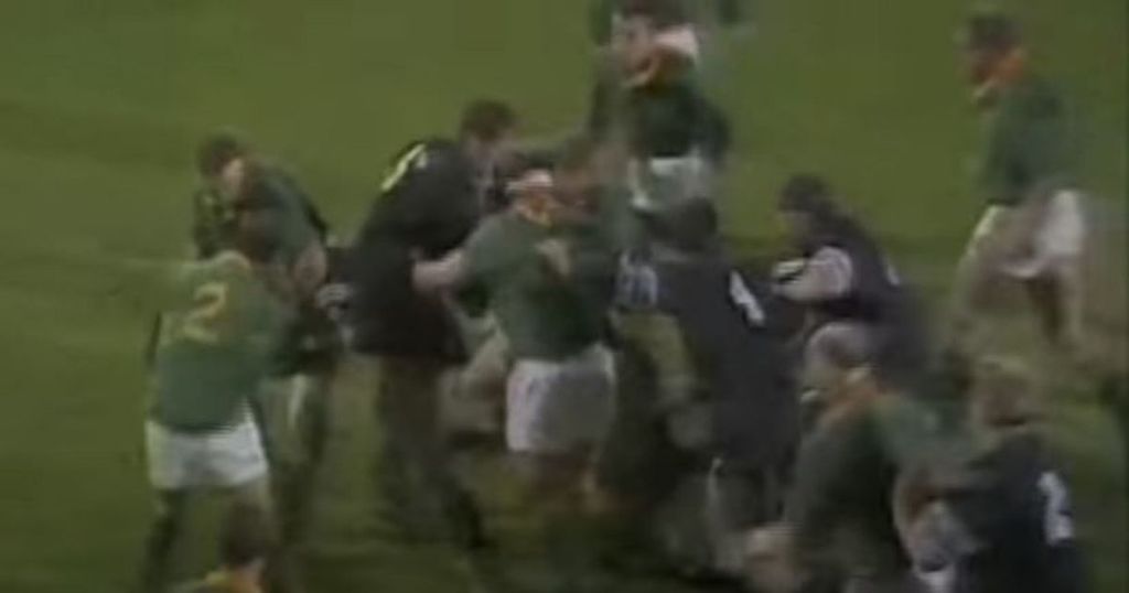 The 1990s Welsh rugby match against South Africa that…