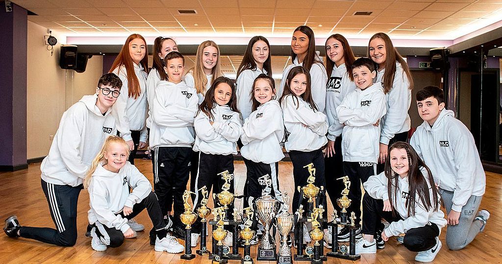 Young dancers from Coatbridge's MAD studio achieve…