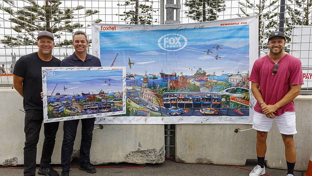 Mitch Revs' Supercars artwork to be auctioned for…