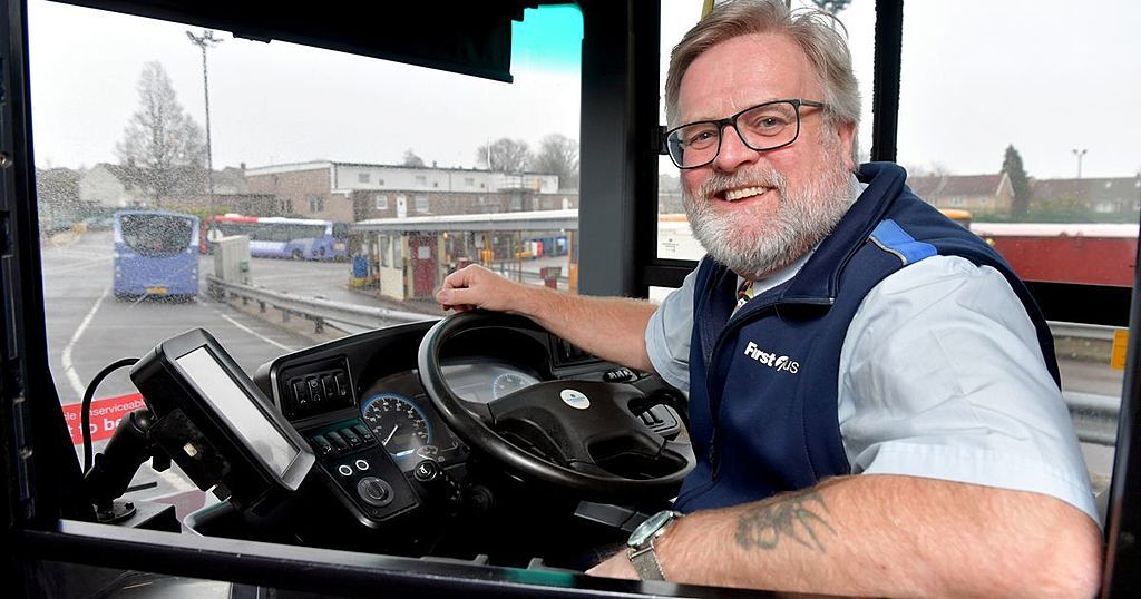 The bus driver who has been named the best in Wales