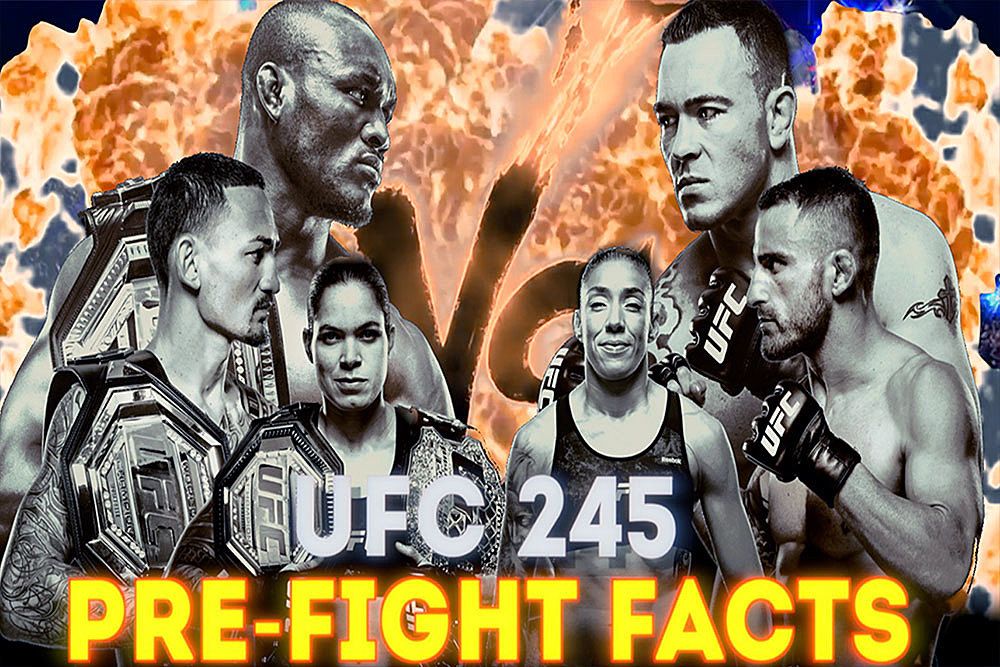 UFC 245 pre-event facts: Inside the fifth title triple…