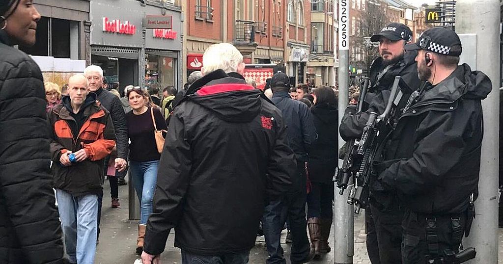 This is why armed police are in Nottingham city centre