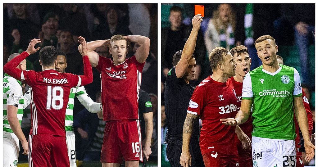 Sam Cosgrove and Ryan Porteous red cards analysed as…