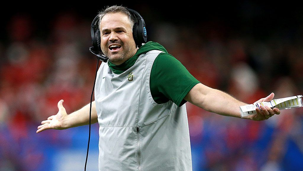 Why new Panthers coach Matt Rhule wore a smock at…