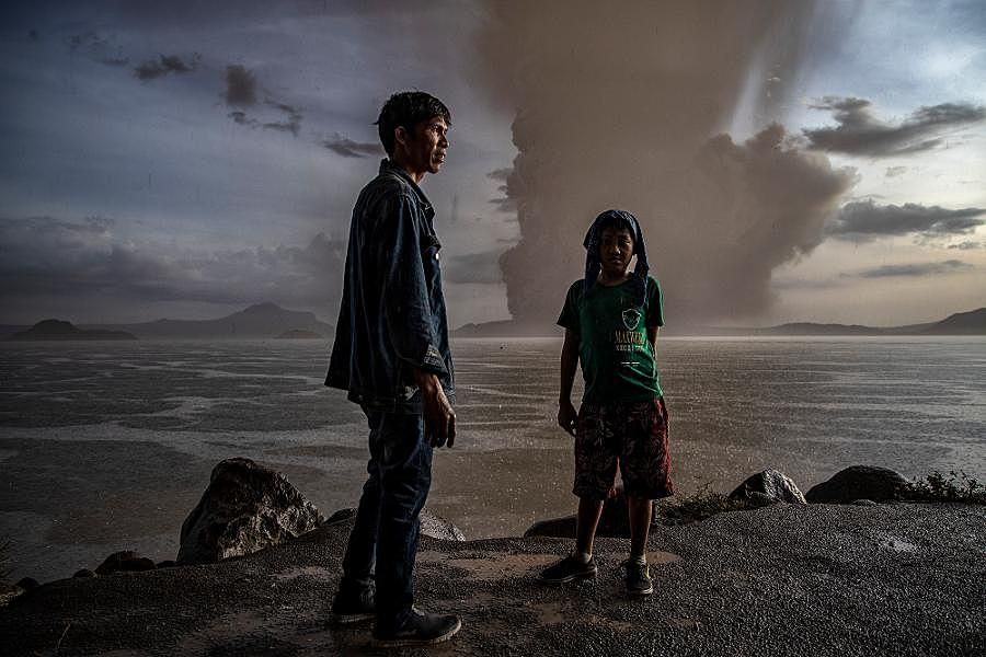 Philippines Volcano Spews Ash, Lava And Creates Chaos…