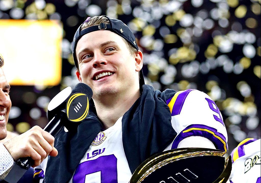 Joe Burrow wore SpongeBob-themed Vans to LSU’s…