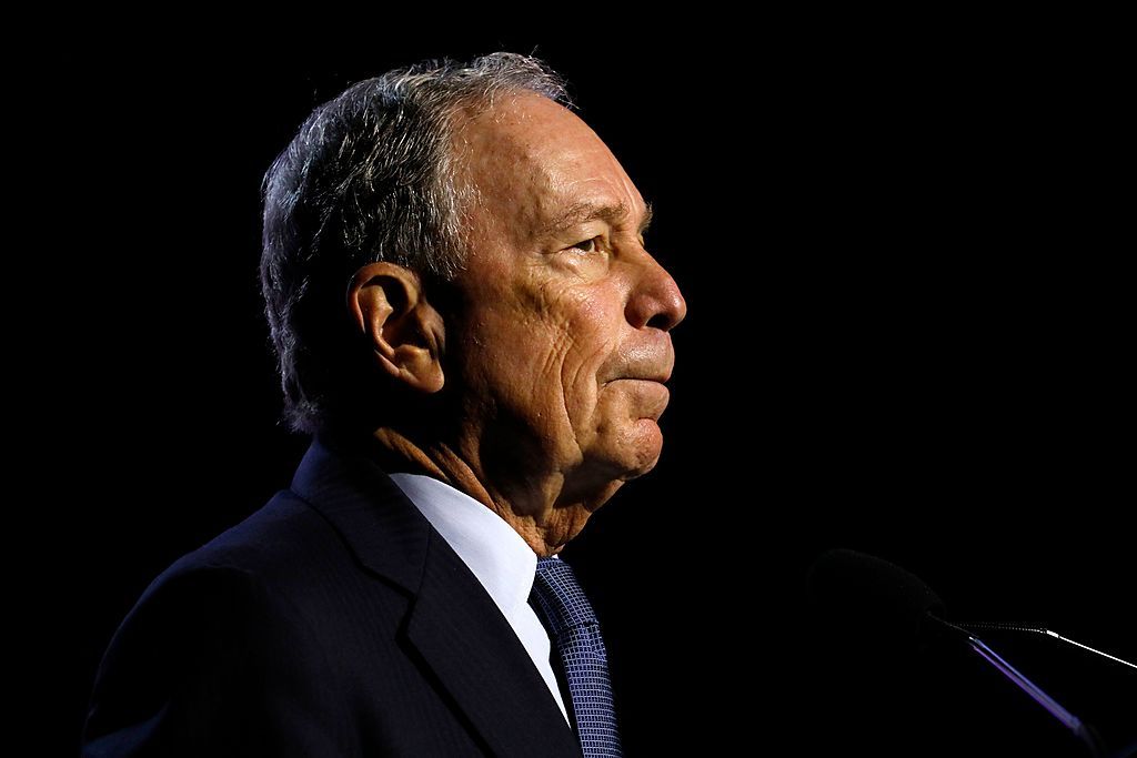 Michael Bloomberg, who owns a monopoly, bravely takes…
