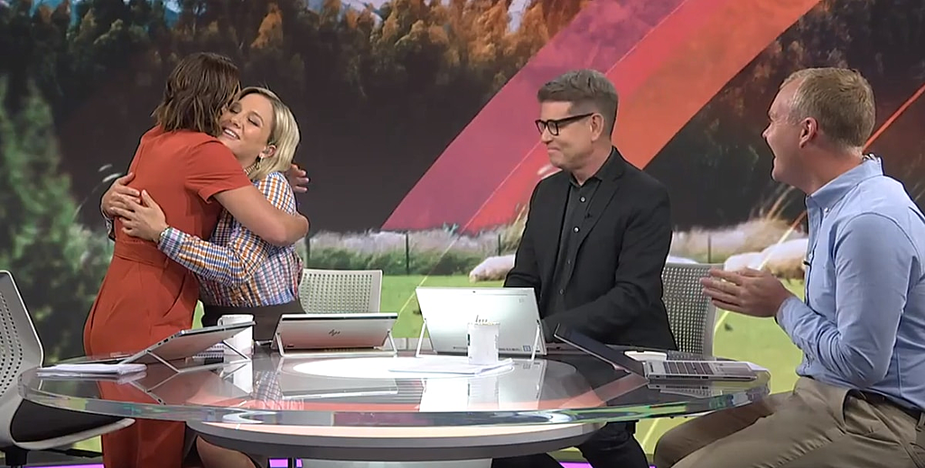 Matty McLean, Melissa Stokes and Jessica Mutch McKay…