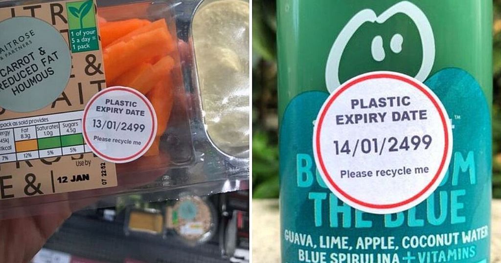 Why new plastic expiry date stickers are appearing on…