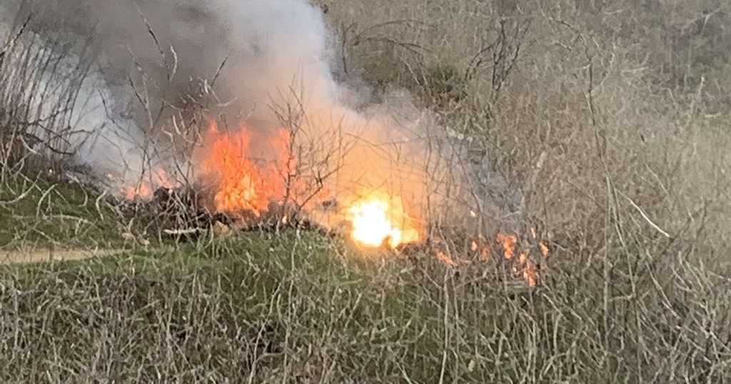 Kobe Bryant helicopter fireball pictures emerge of…