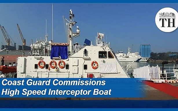 Watch | Indian Coast Guard commissions high speed…