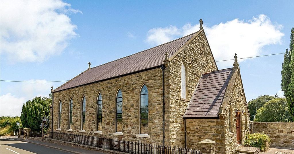 Stunning four-bed converted chapel comes with original…