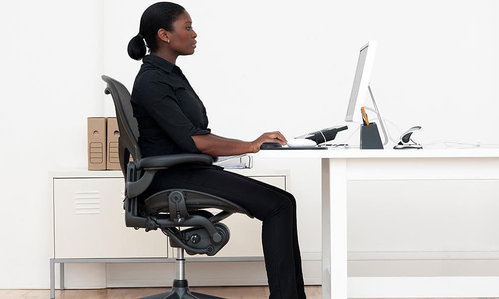How to sit properly at work