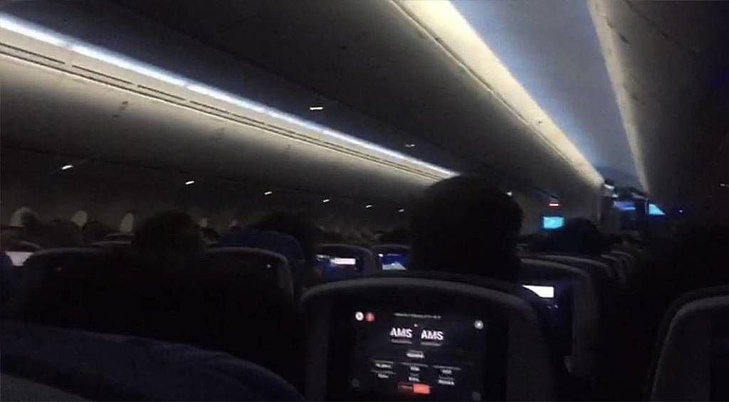 Watch: Passengers scream in terror, vomit as plane…