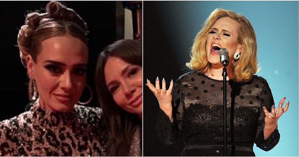 Adele almost unrecognisable as she shows off…