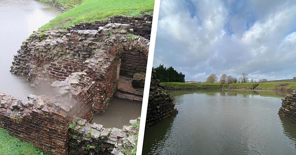 Incredible images show Roman amphitheatre in Caerleon…