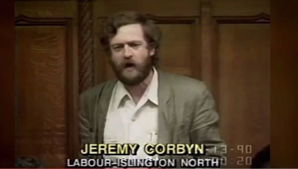Watch: Angry Jeremy Corbyn takes on Margaret Thatcher…