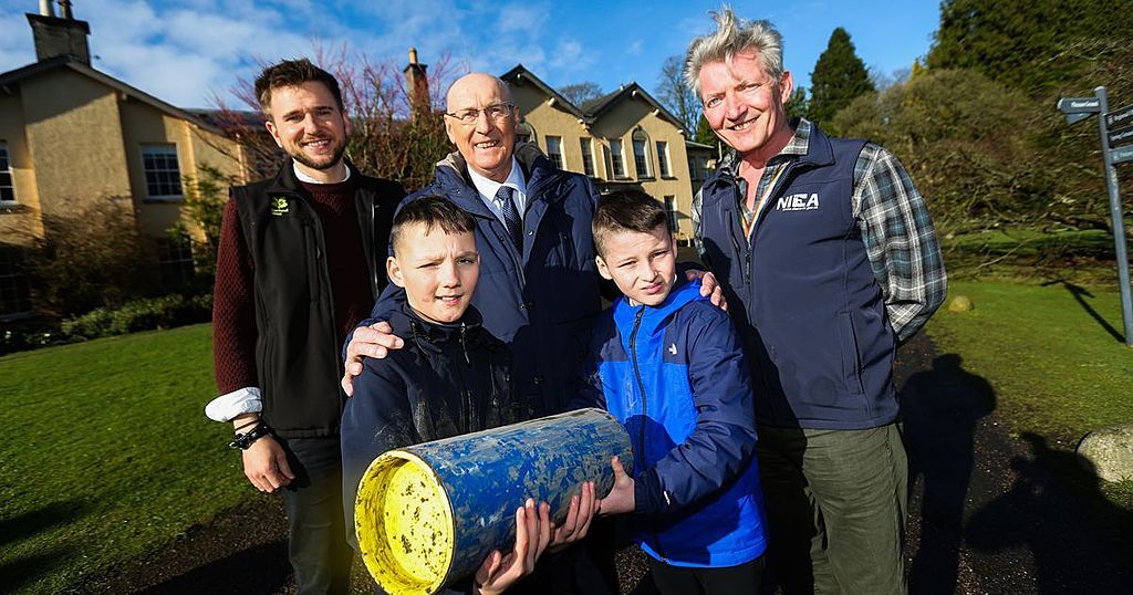 Belfast school opens time capsule from 1995