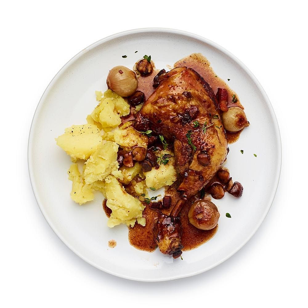Felicity Cloake's recipe for coq au vin