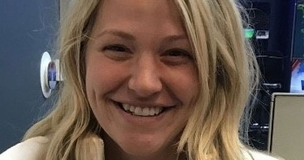 TV reporter shows appearance on and off screen saying…