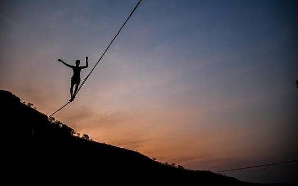 A glimpse into the ropes of highlining in India