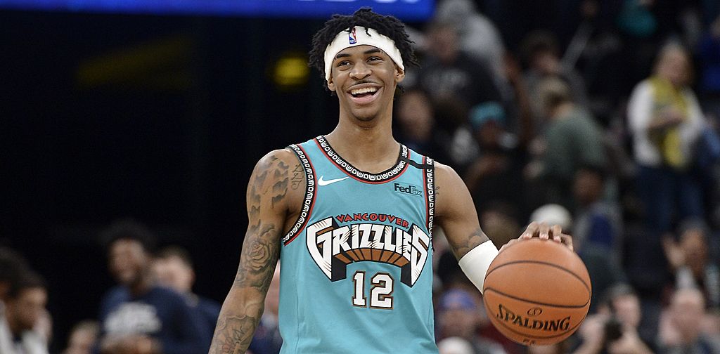 Ja Morant is wearing his full uniform at home to cope…