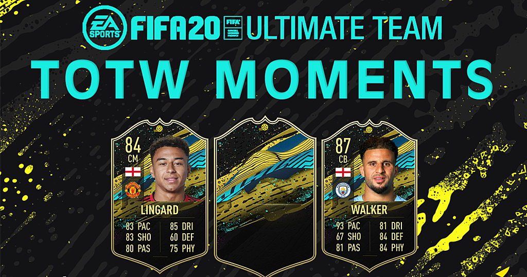 FIFA 20 TOTW Moments - first squad and full details…
