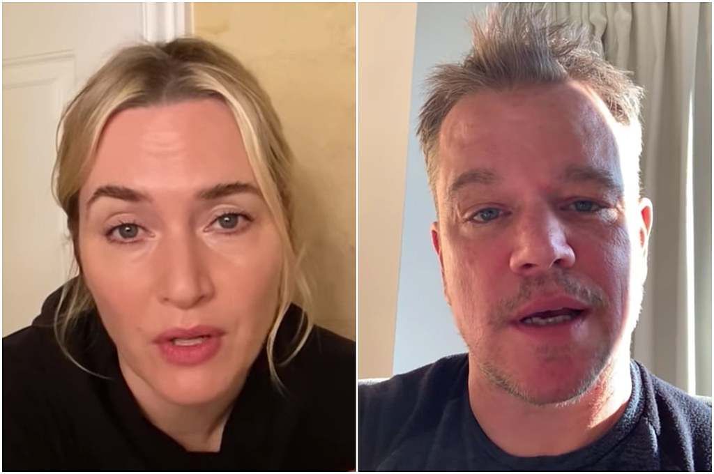 Contagion stars Kate Winslet and Matt Damon issue…