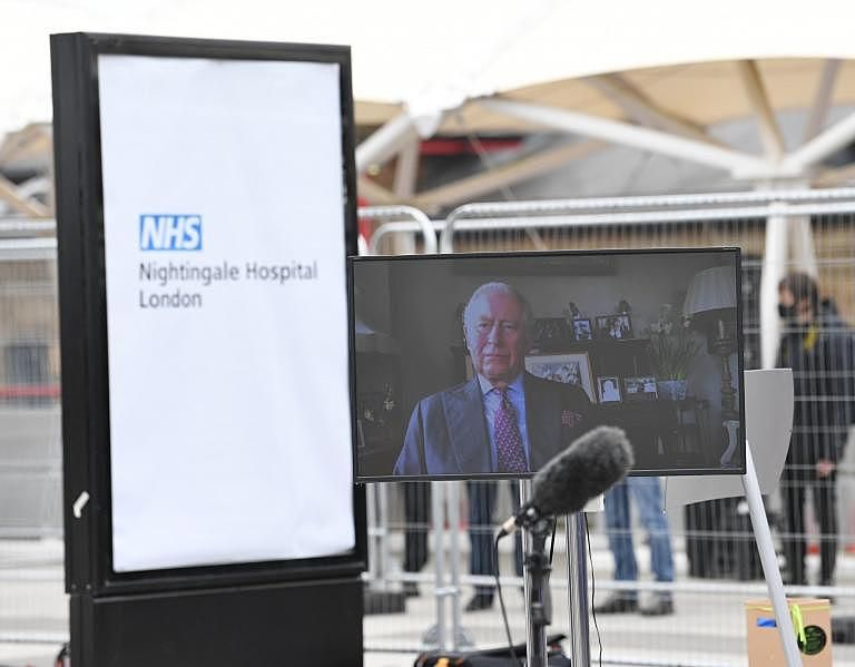 NHS Nightingale officially opened by Prince Charles as…