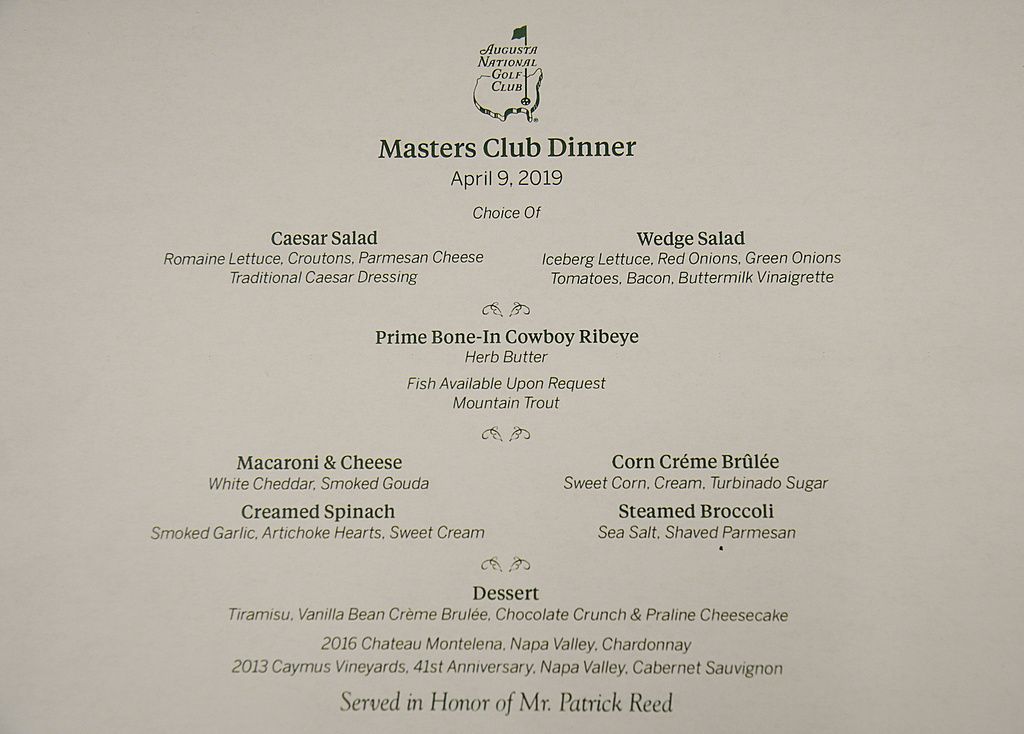 A look at some of the recent Masters Champions dinner…
