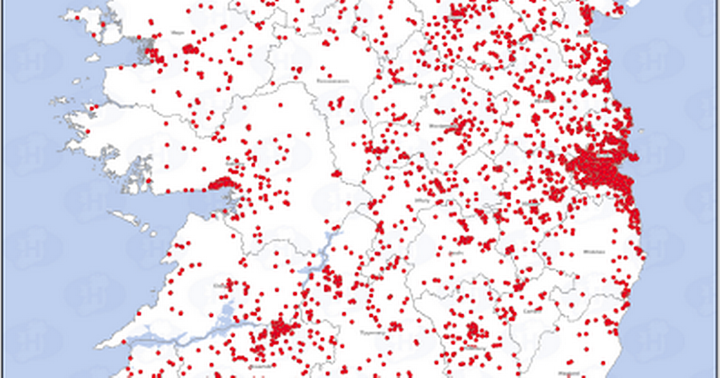 New HSE maps show exact locations of coronavirus cases…