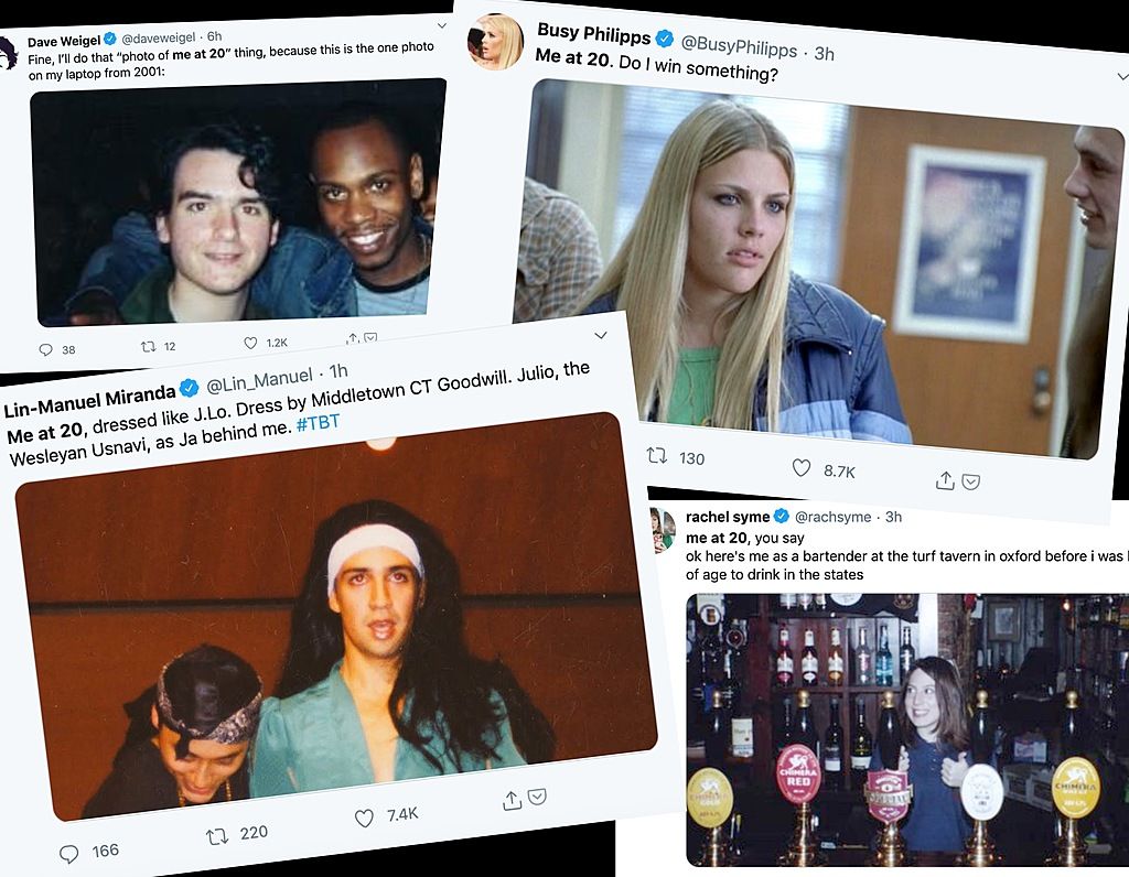 The 'me at 20' meme marks the hopeless nostalgia phase…