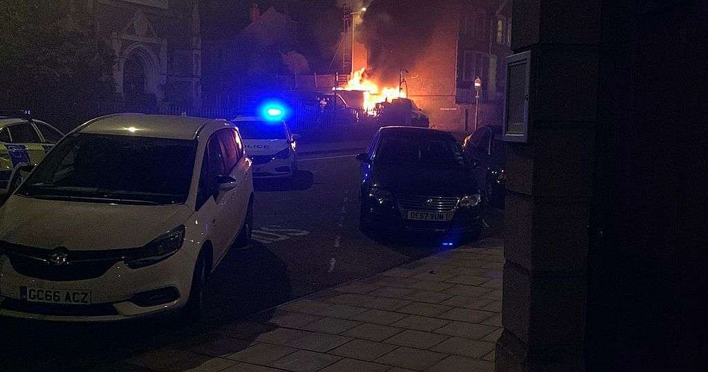 Watch: Van fire in Redfield forces residents from…