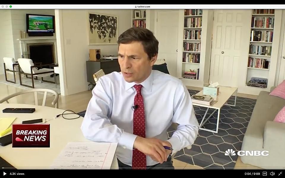 Here’s How CNBC’s David Faber Won Work From Home Design