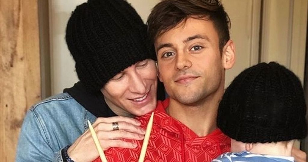 Tom Daley celebrates third wedding anniversary with…