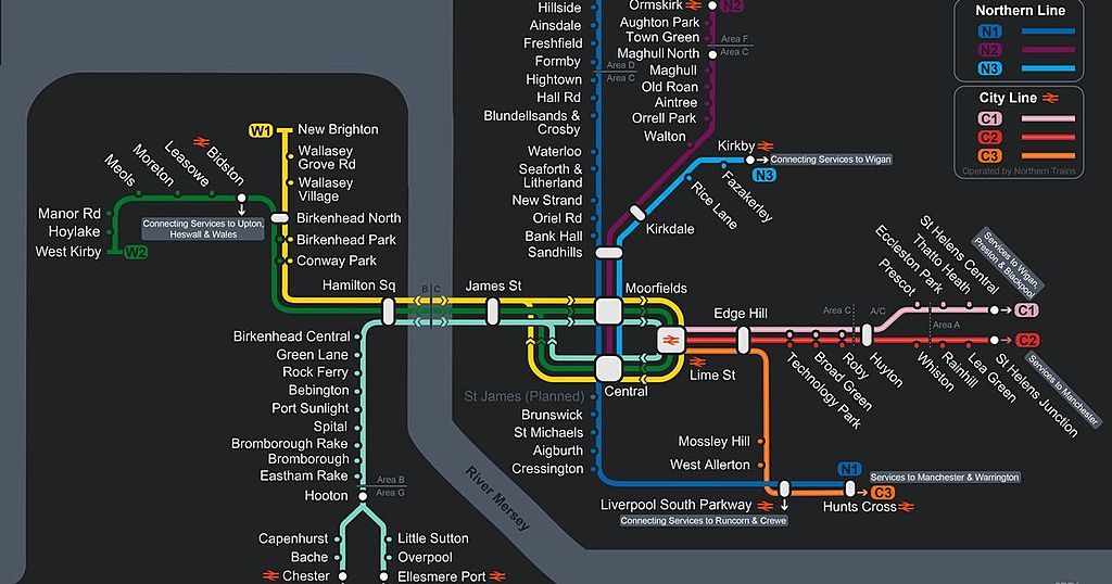 New map will change how you think about the Merseyrail…