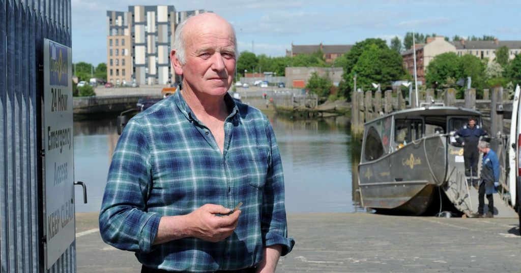 Hero ferry skipper saves woman after her car plunges…